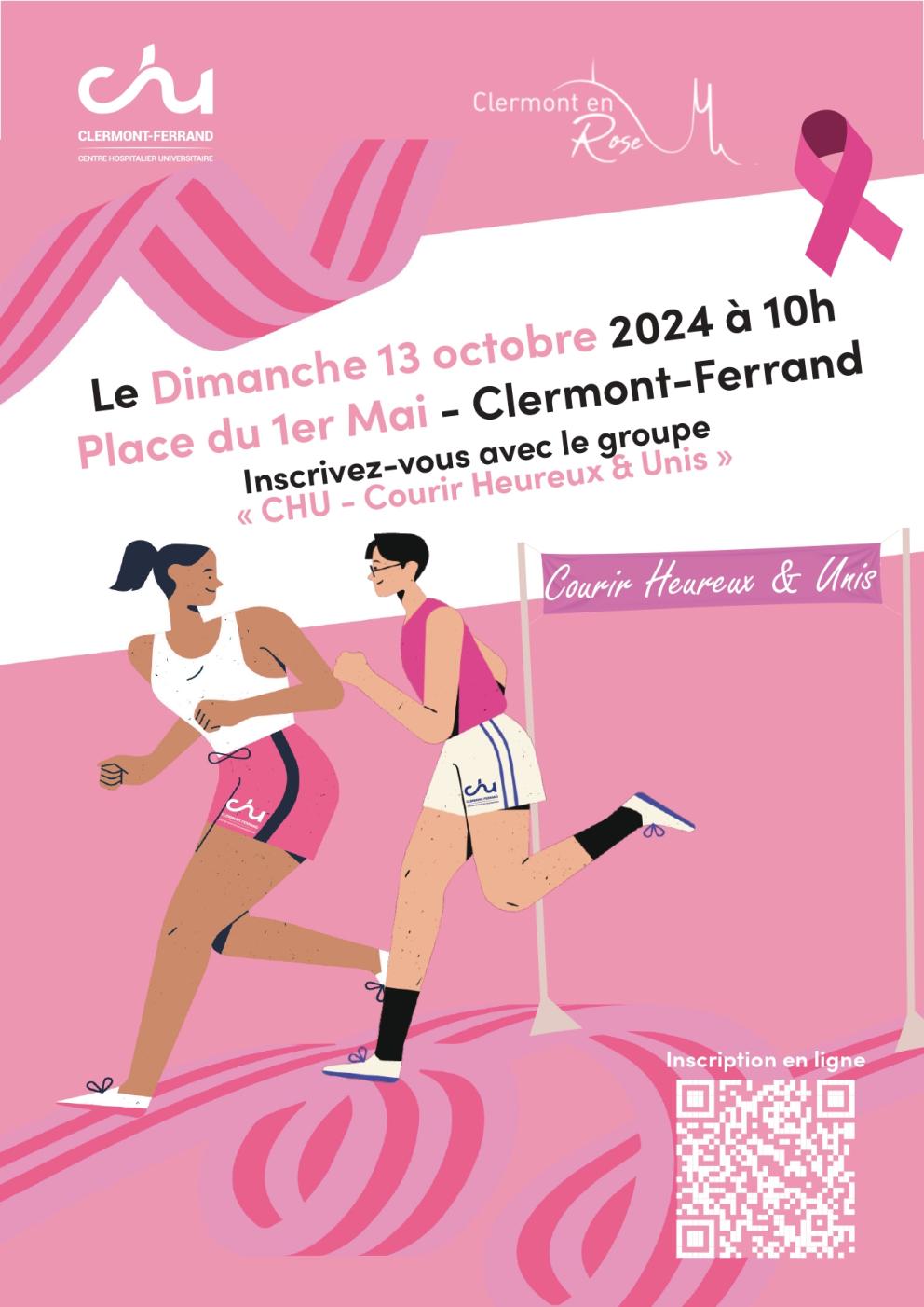 Clermont en rose | CHU clermont-ferrand
